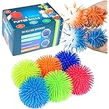 Amazon.com: Puffer Balls (Pack of 12) - Stress Relief Balls Bulk, Neon ...