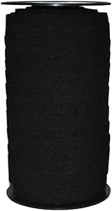 Amazon.com: 1" Fold Over Elastic Black 50 Yard Roll by CTS