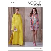 Amazon.com: Vogue V1934B5 Misses' Button-Front Dress Sewing Pattern ...