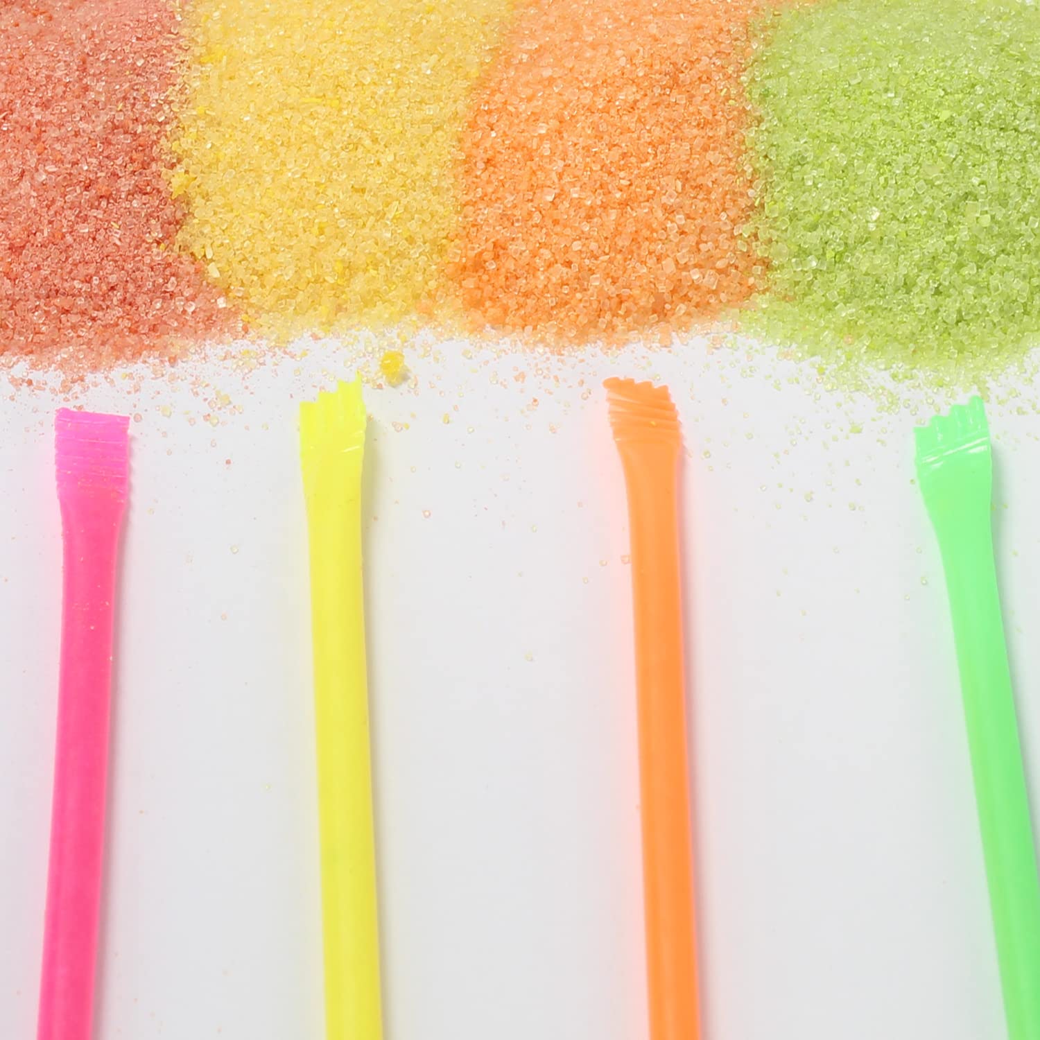 Mua Sugar Candy Straws - 500 Sugar Filled Sticks - Neon 90's Candy, 80s ...
