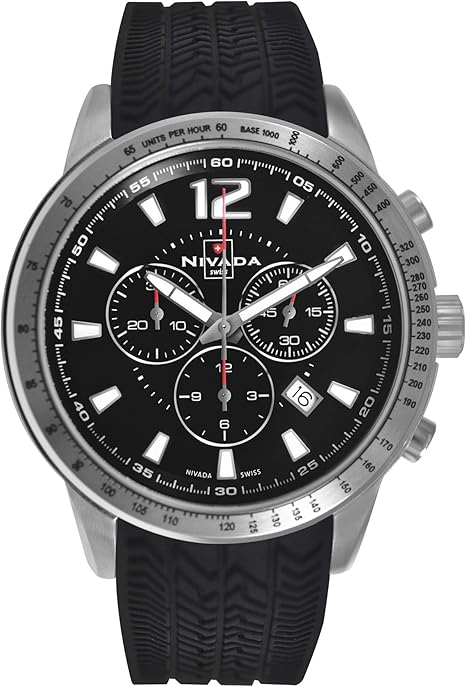 Nivada Swiss NP11300MACNA Moonmaster Chrono Caballero: Amazon.com.mx ...