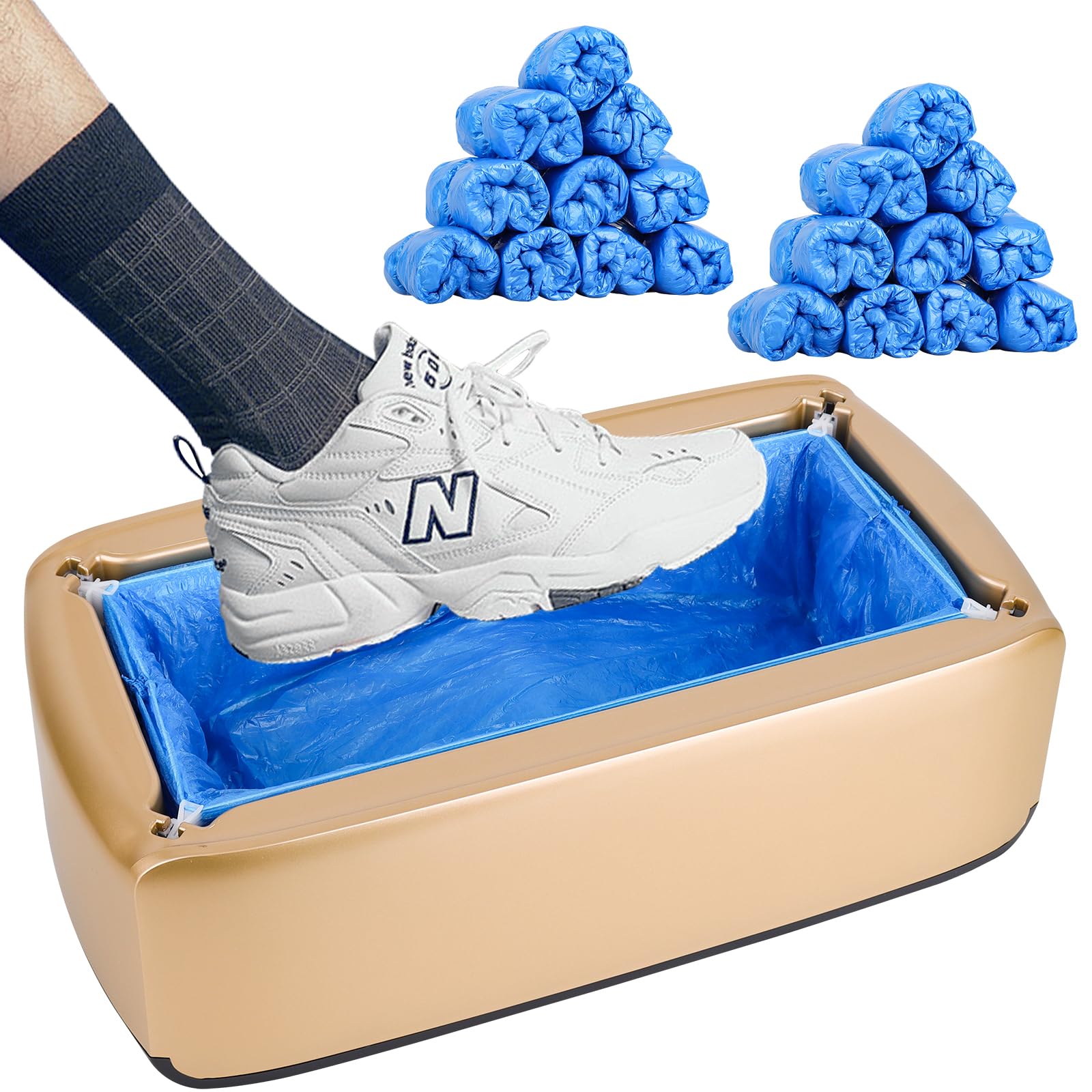 automatic shoe cover dispenser machine: 200pcs shoe cover/wrap/wrapper ...