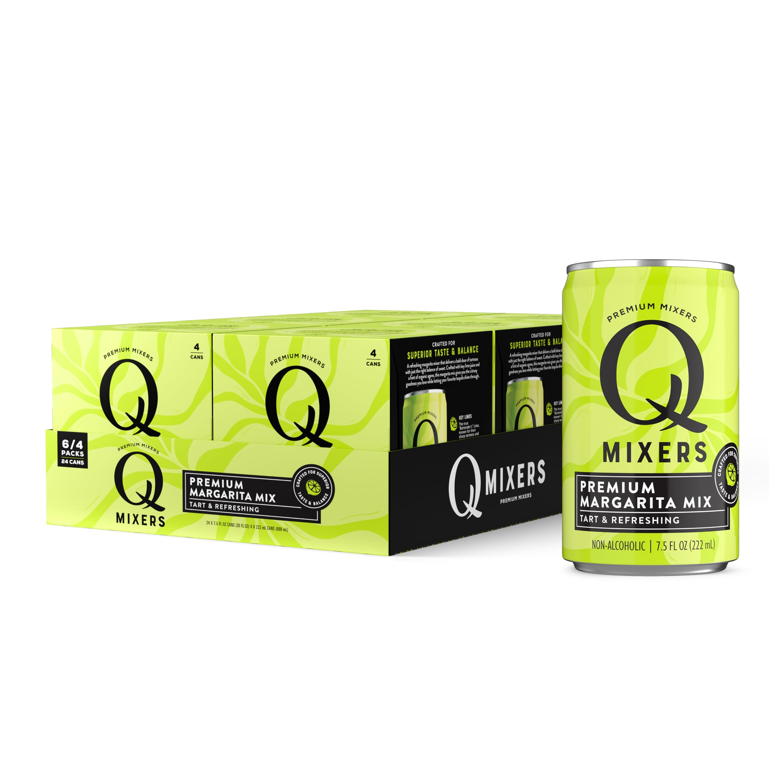 Mua Q Mixers Margarita Mix, 7.5 Fl oz (Pack of 24), Premium Cocktail ...
