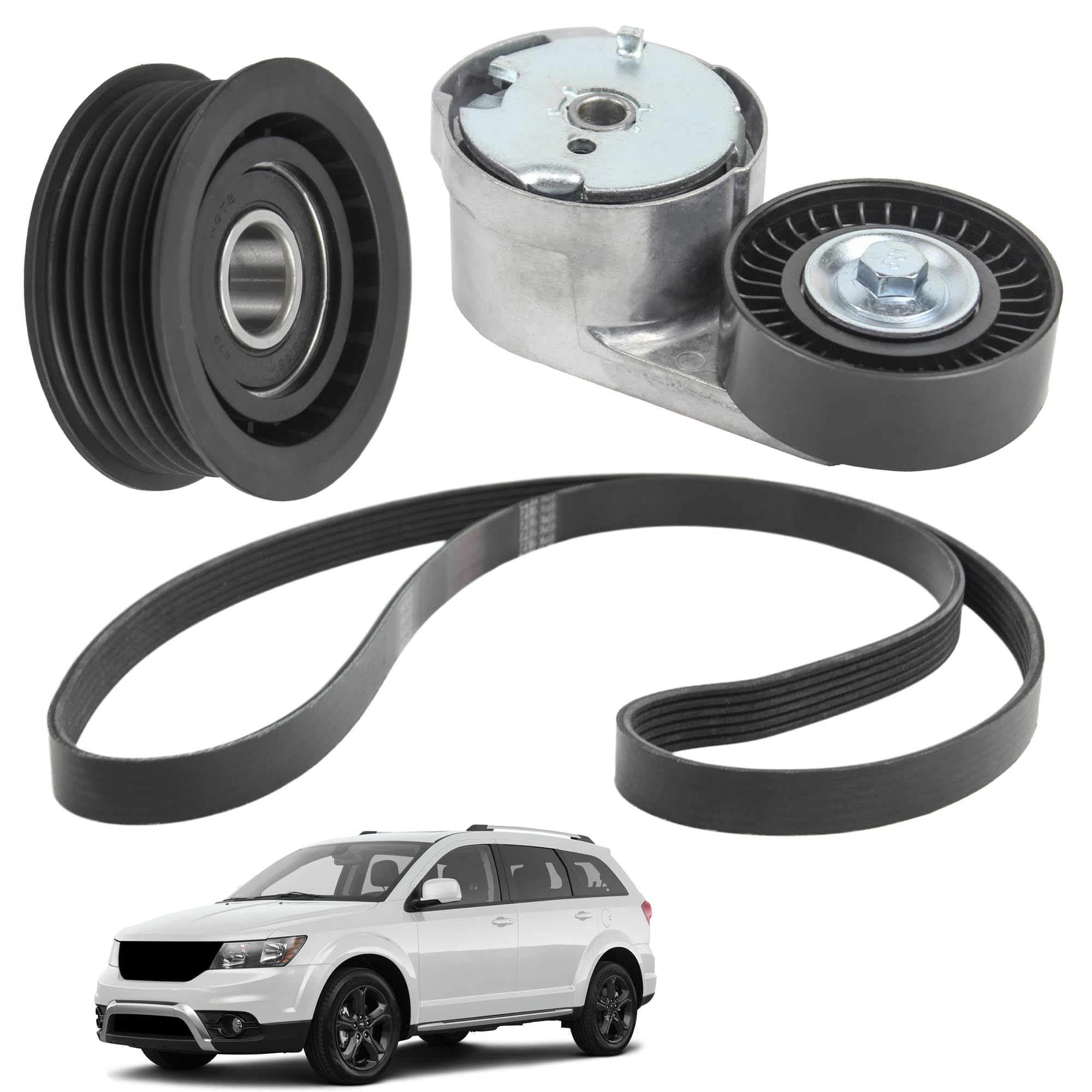 YzusGomumu Serpentine Drive Belt Tensioner Pulley Idler Pulley ...