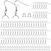 Amazon.com: 300Pcs Earring Hooks for Jewelry Making,Stainless Steel Ear ...