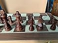 Amazon.com: AMEROUS Chess Set, 15"x15" Folding Magnetic Wooden Standard ...
