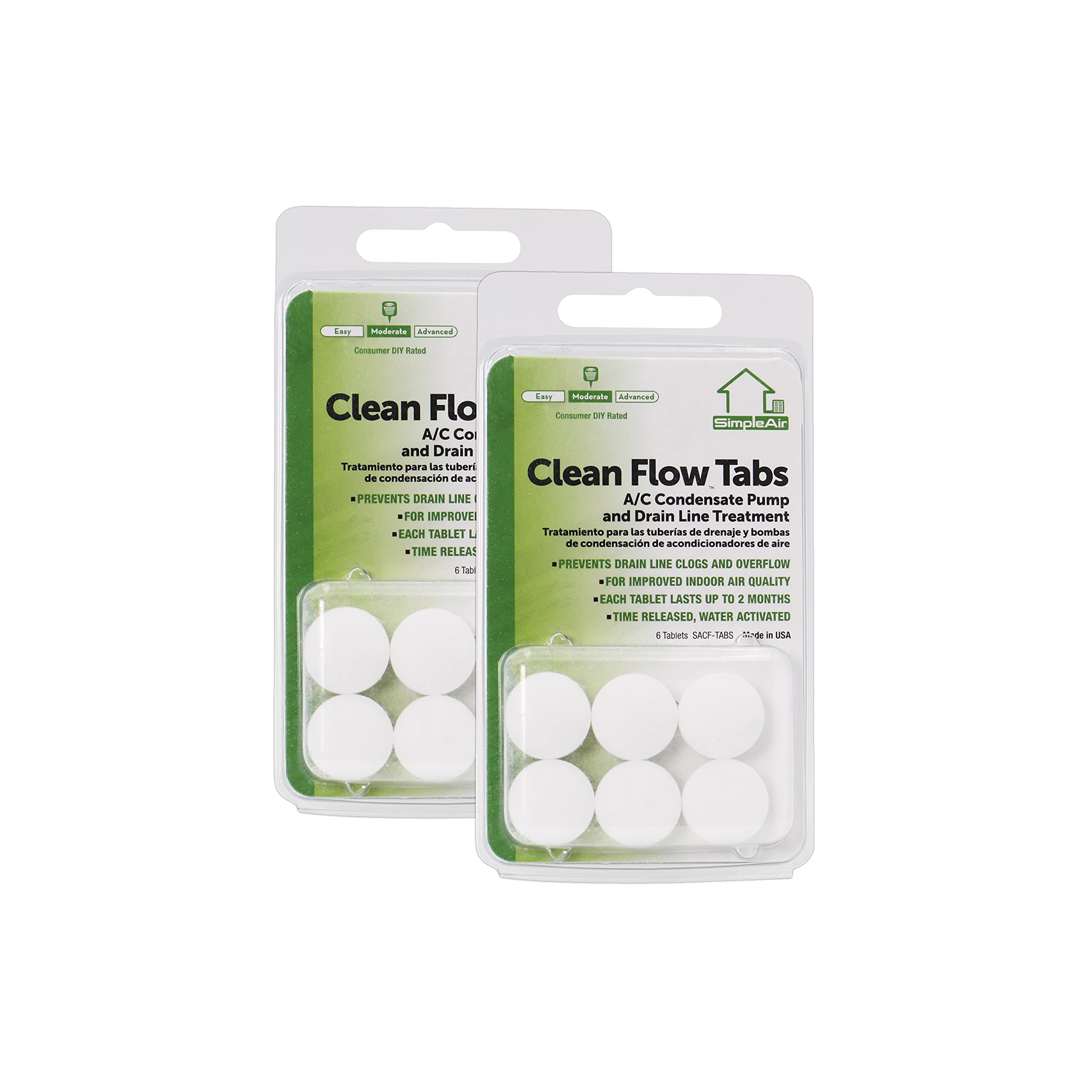 Mua Clean Flow HVAC Drain Line Treatment Tabs, 2-Pack, 12 Count trên ...