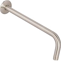 12 Inch Shower Arm And Flange - Solid Stainless Steel, Wall-Mounted For ...