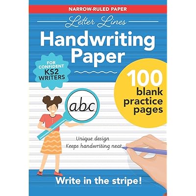 Narrow Ruled Handwriting Paper: 100 A4 Pages with Australia | Ubuy