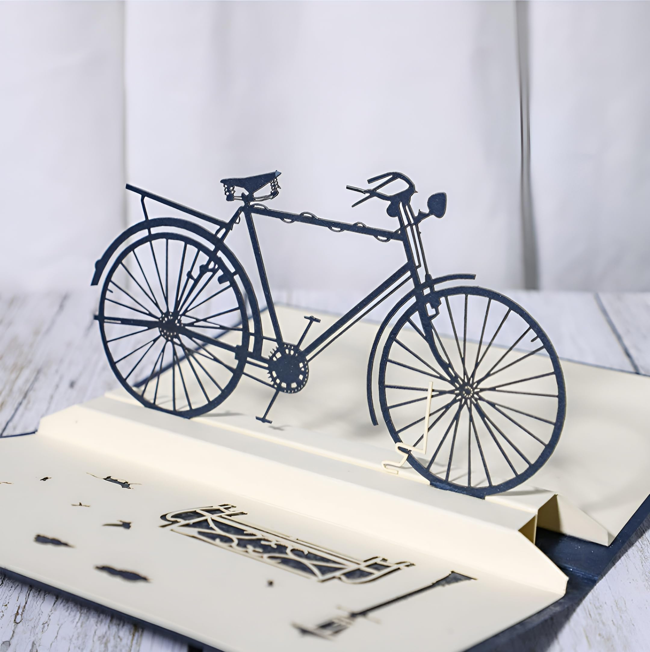 yaartz Bike Pop up Card for Birthday Anniversary Thank You, Bicycle ...