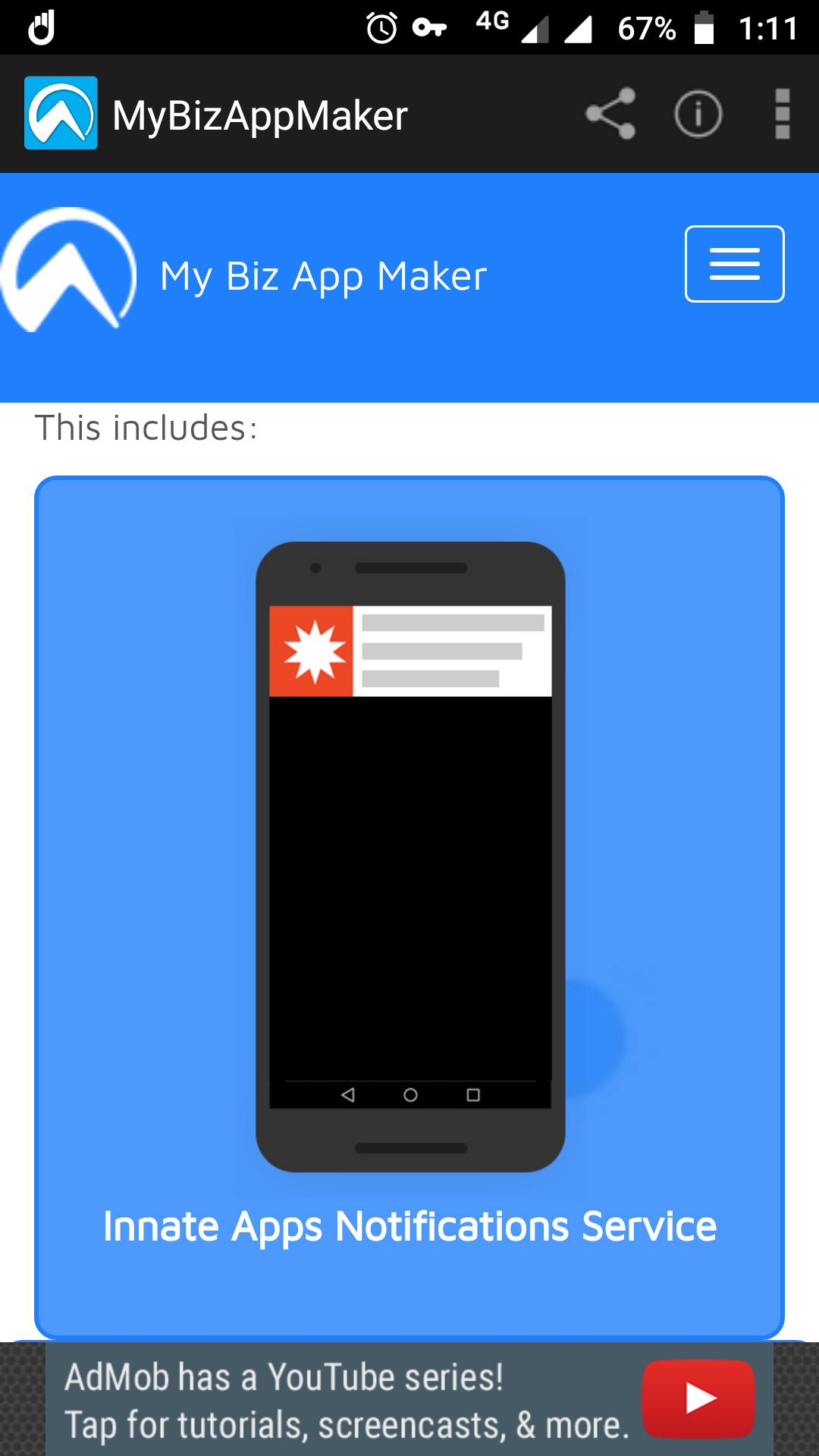 My Bizz App Maker - Best Android App Maker:Amazon.in:Appstore for Android
