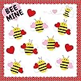 Amazon.com: Whaline Valentine's Day Bee Bulletin Board Decorations ...