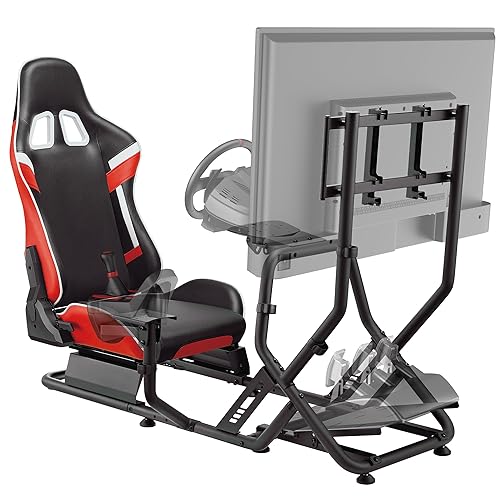 ARES WING Racing Simulator Cockpit with Seat, Formula and GT Sim Racing ...
