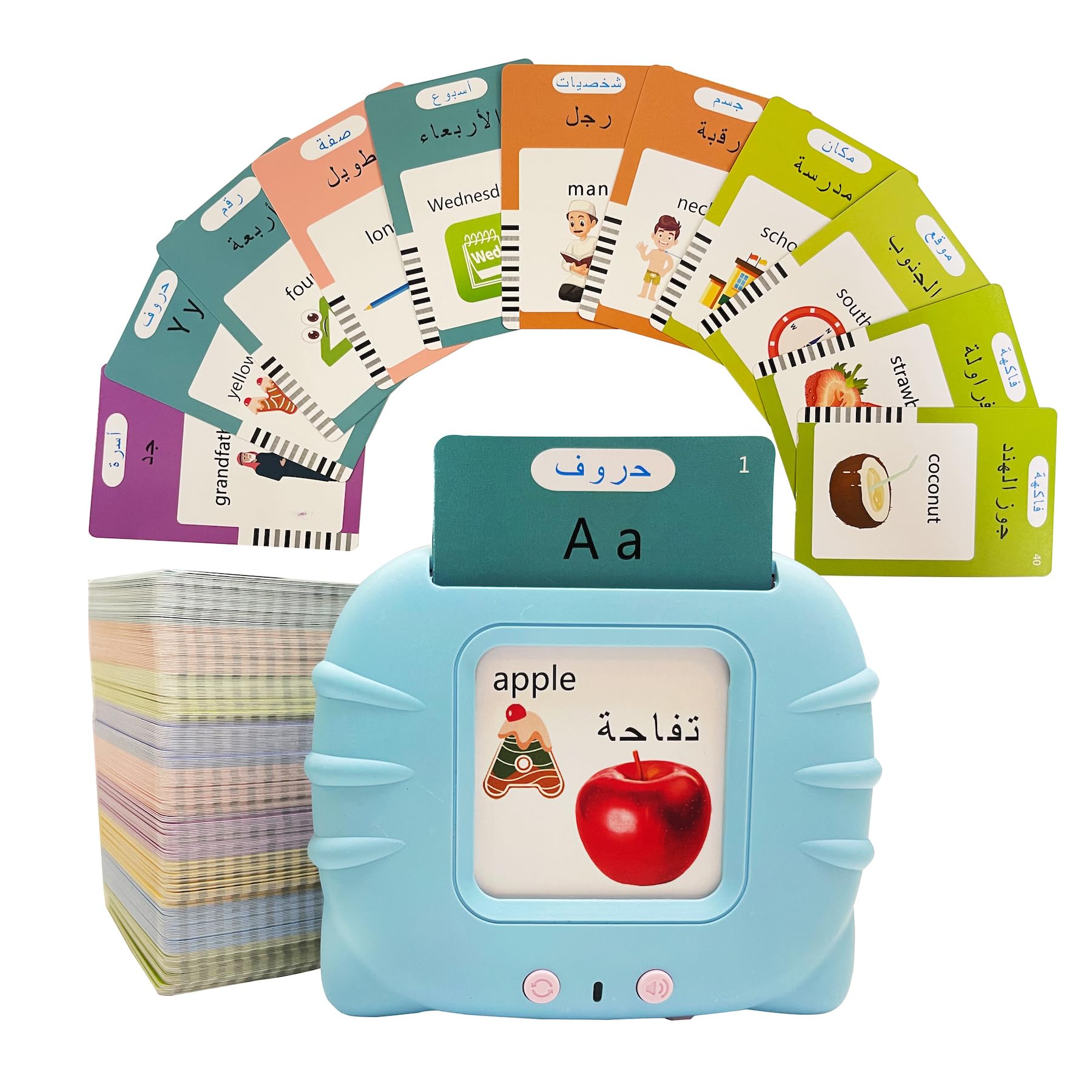 Arabic Alphabet Talking Flash Cards for Kids, 510 Sight Words Arabic ...