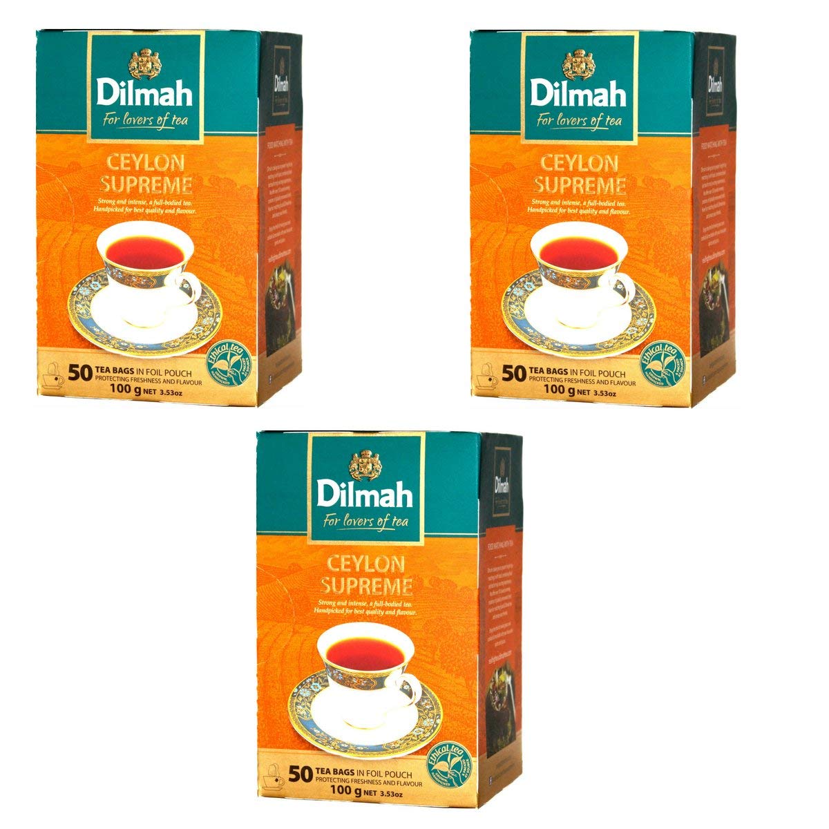 Buy Dilmah Ceylon Supreme Tea - 150 Tea Bags in Foil Pouch - Sri Lanka ...