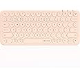 Amazon.com: UBOTIE Portable Slim Bluetooth Keyboard, Wireless Colorful ...