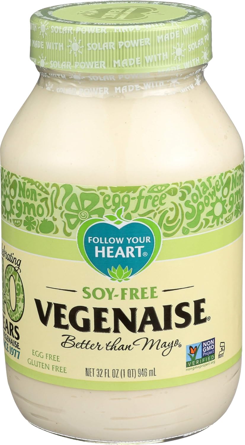 Amazon.com : Follow Your heart, Soy-Free Vegenaise, 32 oz : Grocery ...