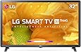 Smart TV LG LCD 32” com Comandos de Voz, WebOS 4.5, Upscaler HD, HDR ...