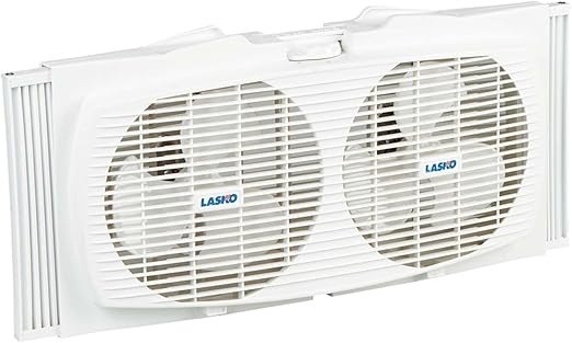 Lasko 7" TWIN WINDOW FAN: Amazon.co.uk: Kitchen & Home