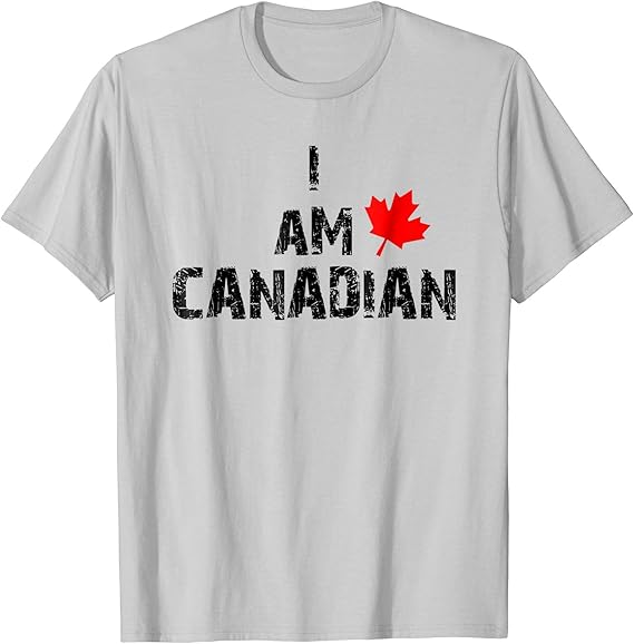 Amazon.com: Canada 150 I am Canadian Celebrate Canadian Heritage T ...