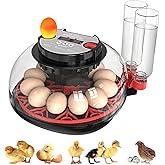 Amazon.com: Merendetee Egg Automatic Incubator 24-60 Eggs Automatic Intelligent Incubators for ...