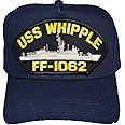 Amazon.com: EC USS WHIPPLE FF-1062 HAT - Navy Blue - Veteran Owned ...