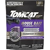 Amazon.com : Tomcat Advanced Brand Rat & Mouse Bait with Refillable ...