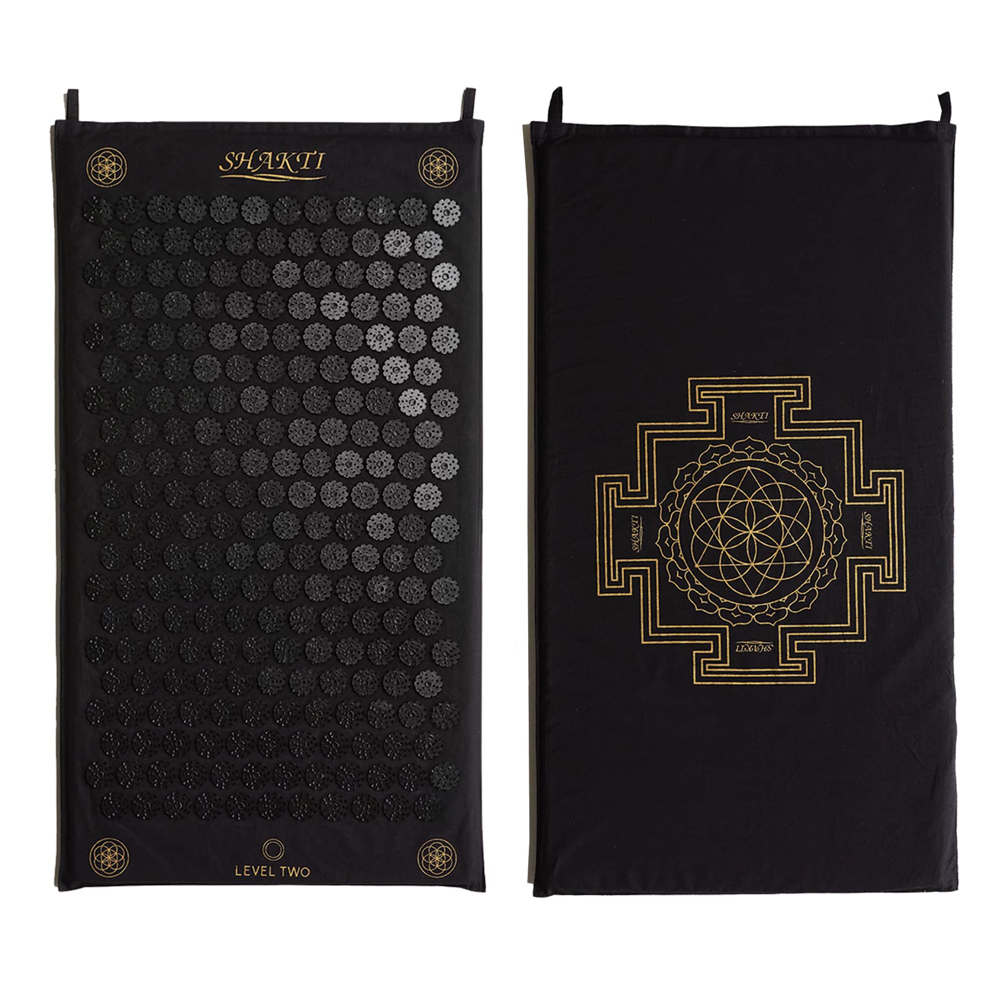 ShaktiMat Classic Acupressure Mat Original Intensity in Shakti Black ...