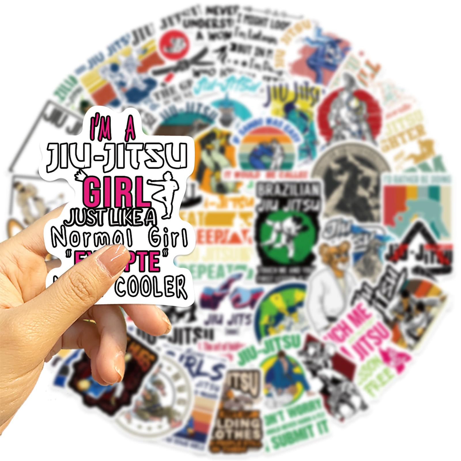 Mua Jiu Jitsu Stickers, Brazilian Jiu Jitsu Party Favors Supplies ...