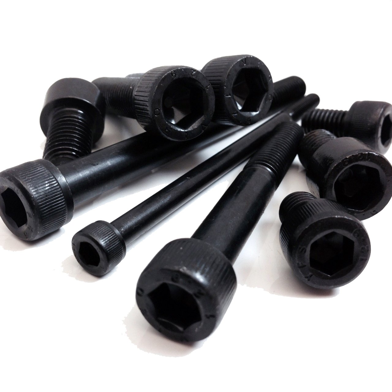 M6 X 90mm PACK OF 10 HIGH TENSILE CAP HEAD ALLEN BOLTS SELF COLOUR