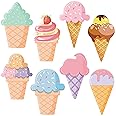 Amazon.com: Wonmon 40PCS Ice Cream Cutouts for Bulletin Board ...