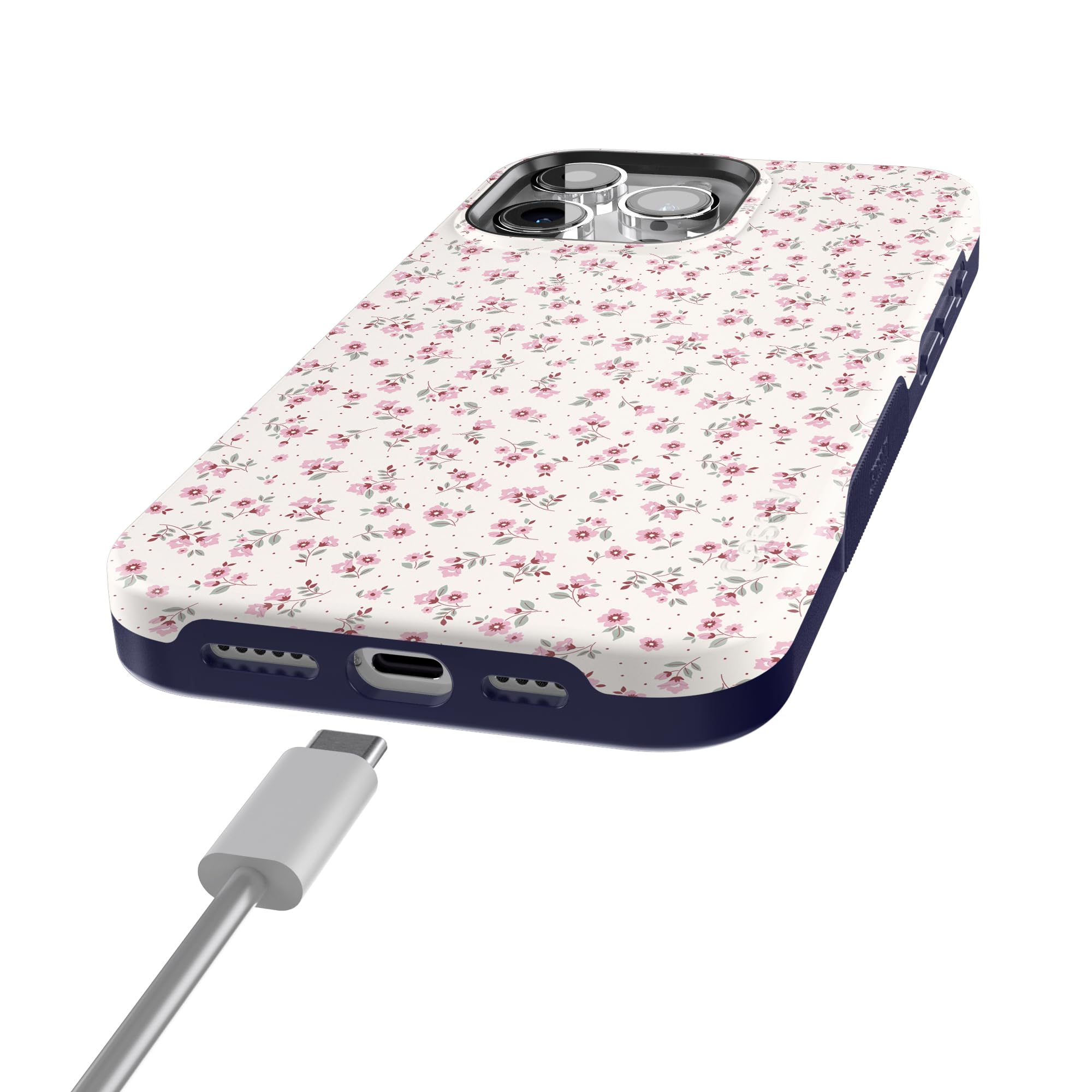 Mua iPhone 15 Pro Max Case | Cottage Charm | Cottagecore Case | Compatible with MagSafe | Bold ...