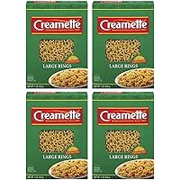 Amazon.com : Creamette Large Rings Pasta Noodles 16 oz Box (4 boxes ...