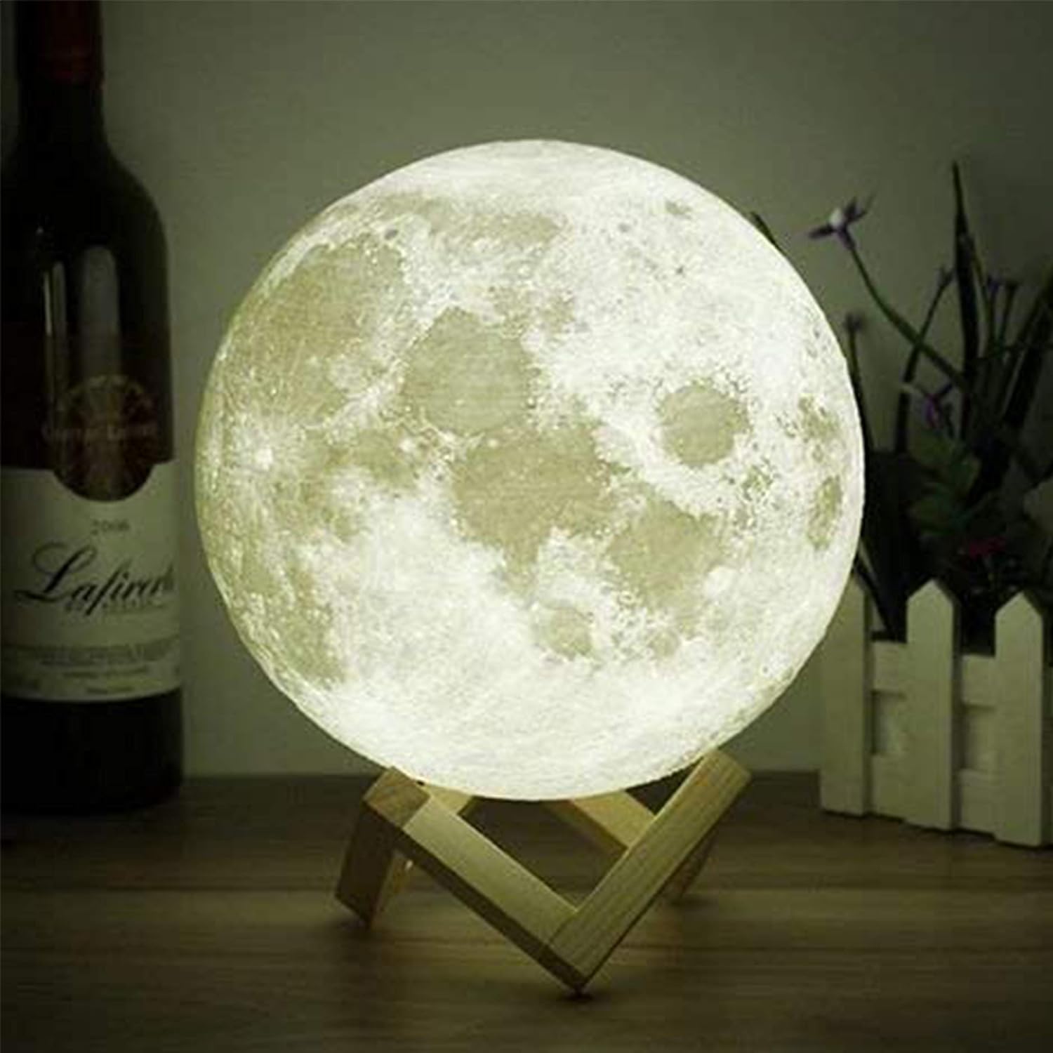 Moon Light - 3D Printing Moon - Stepless Dimmable - Moon Lamp Shade ...