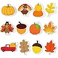 Amazon.com: 72 Pcs Pumpkin Classroom Bulletin Board Decor Thanksgiving ...