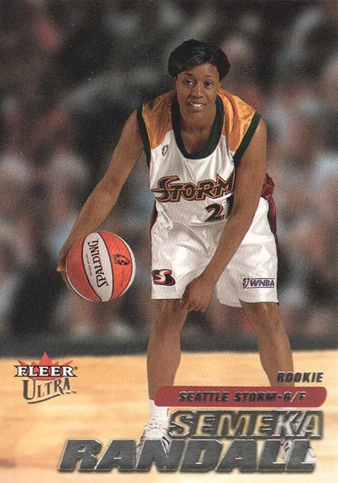 2001 Ultra WNBA Basketball #145 Semeka Randall RC Seattle Storm at ...