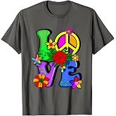 Amazon.com: Retro 60's 70's Flower Power Hippy, Groovy Love Peace ...