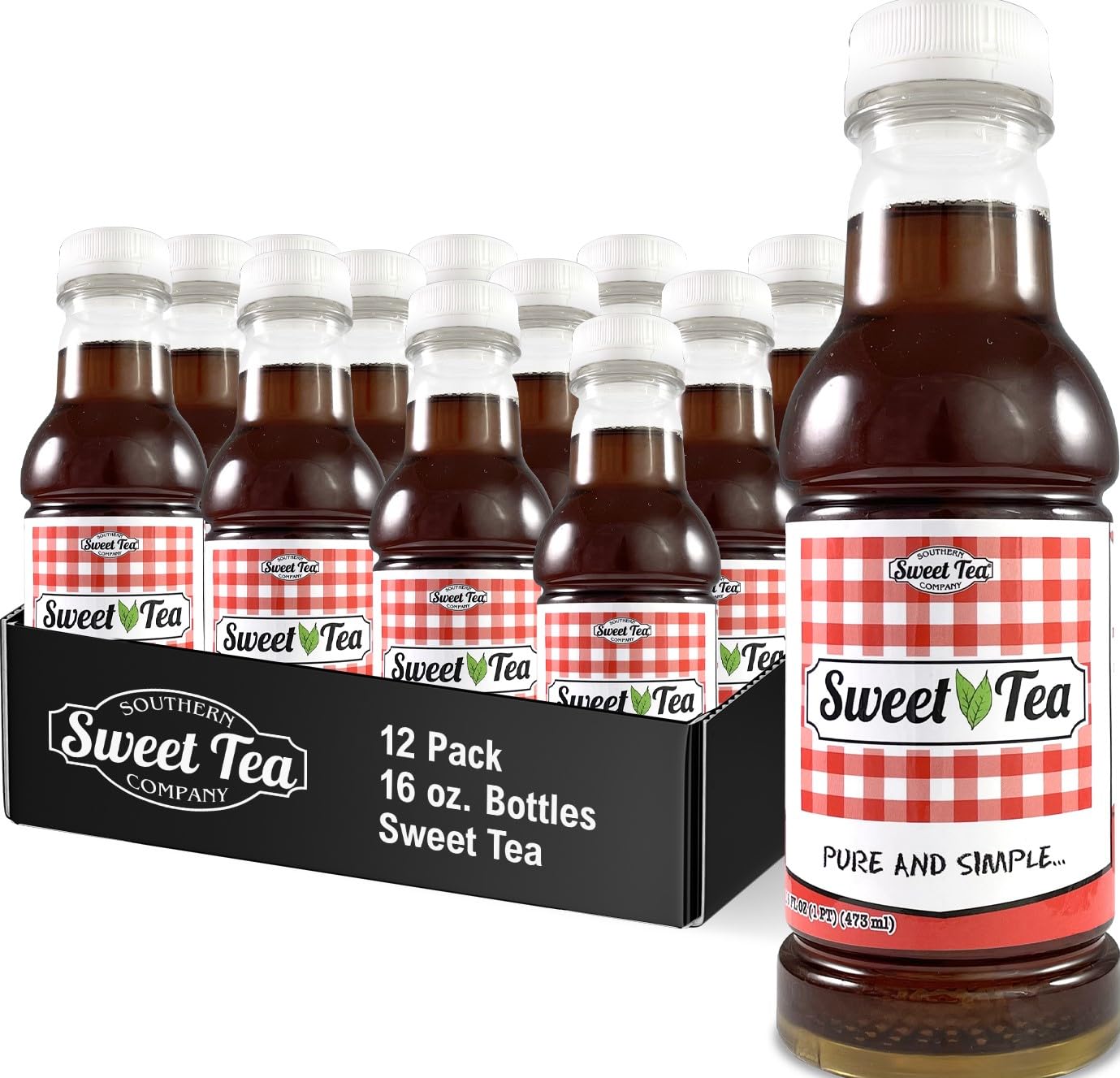 Mua Southern Sweet Tea Company Real Brewed Black Tea, Pure Cane Sugar ...