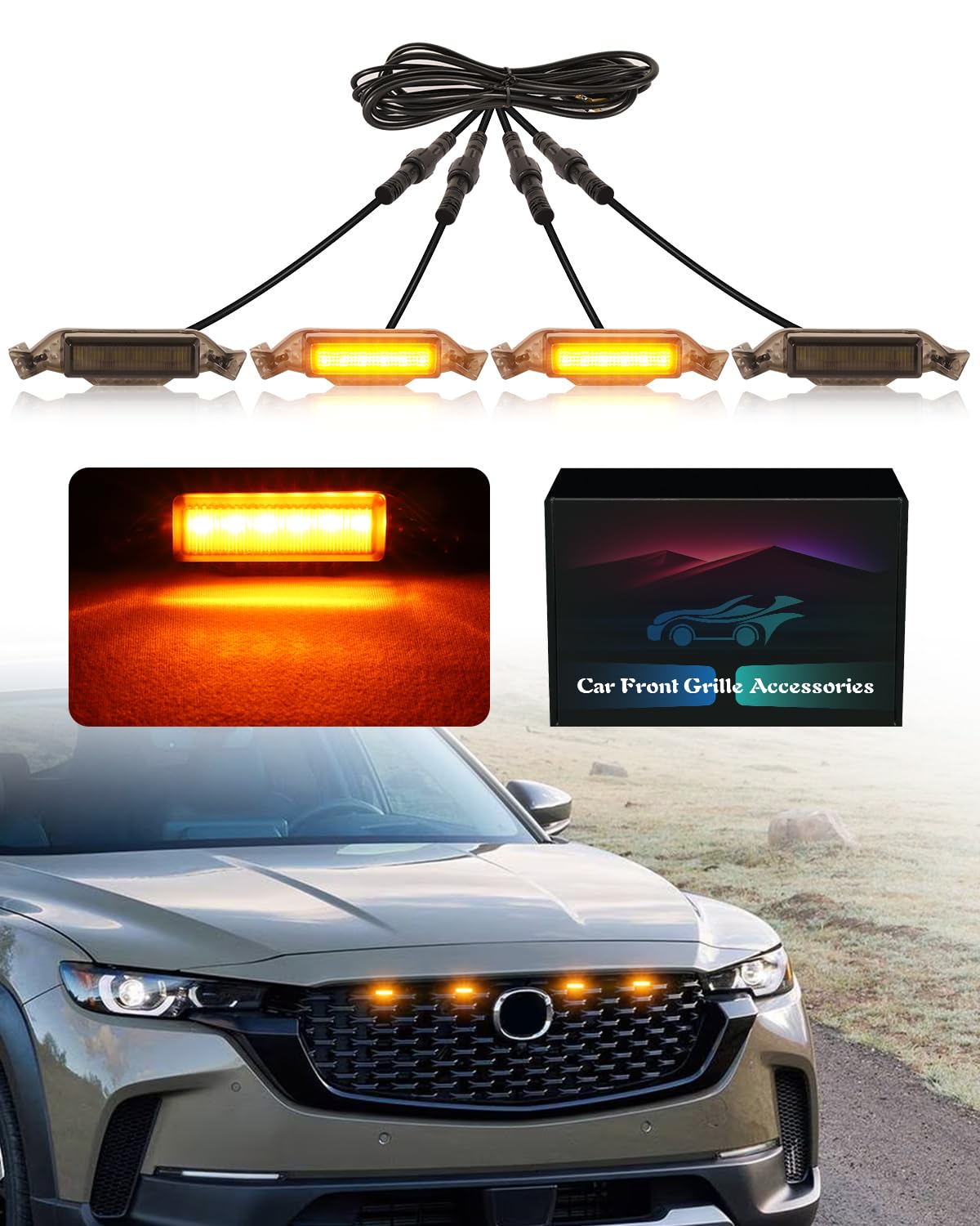 LED Grill Lights for Mazda CX-50 2022-2025 Grille Lights Mazda ...