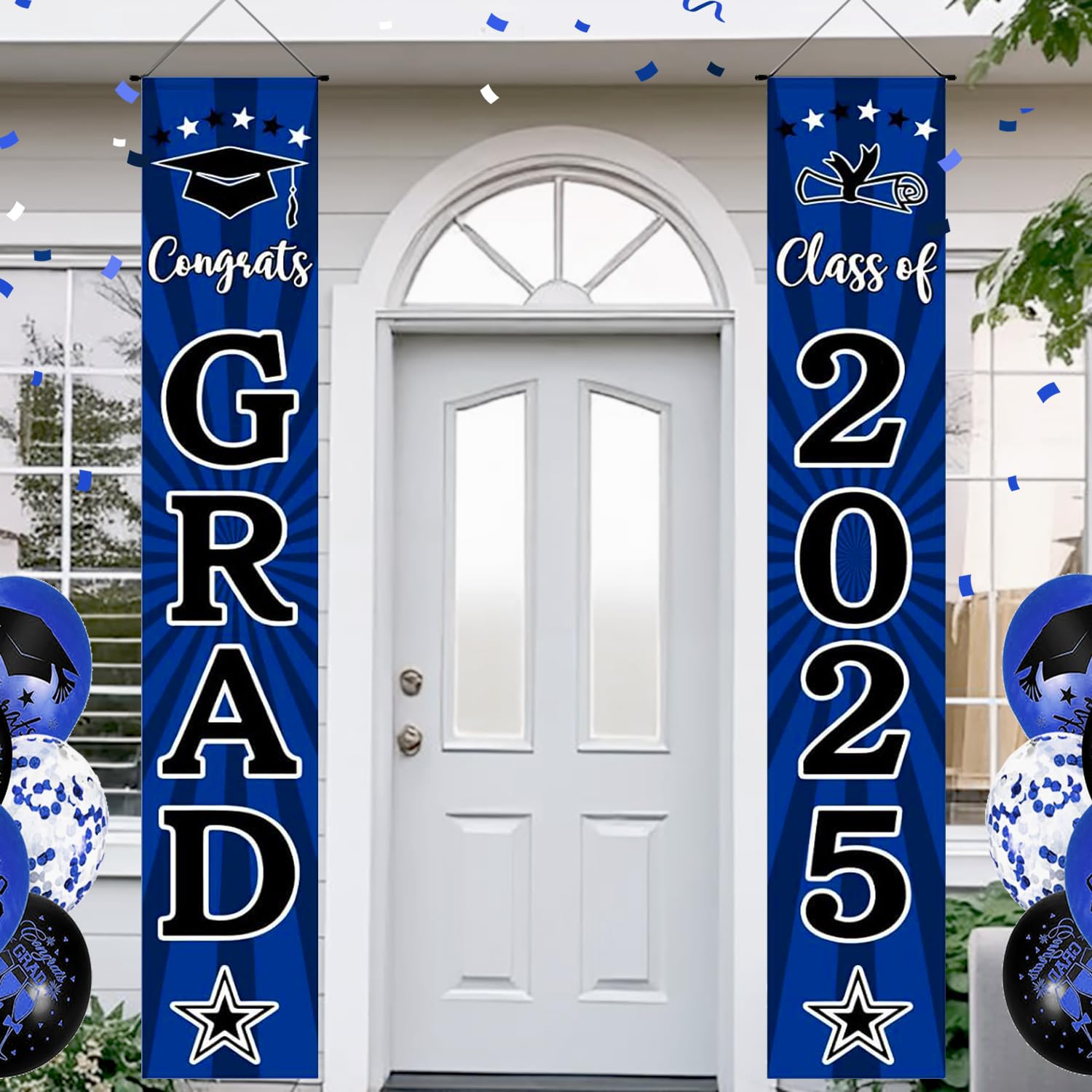 2025 Graduation banner Class of 2025 Grad Banner for Door and Porch ...
