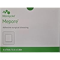 Mepore Dressing 6cm x 7cm (60 pack) : Amazon.ca: Health & Personal Care