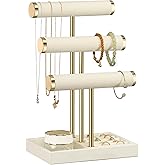 Amazon.com: bussdis 3 Tier Bracelet Holder Display - Detachable T Bar ...