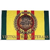 Amazon.com: Vietnam War Veterans Flag 1959 - 1975 with Service Medal ...