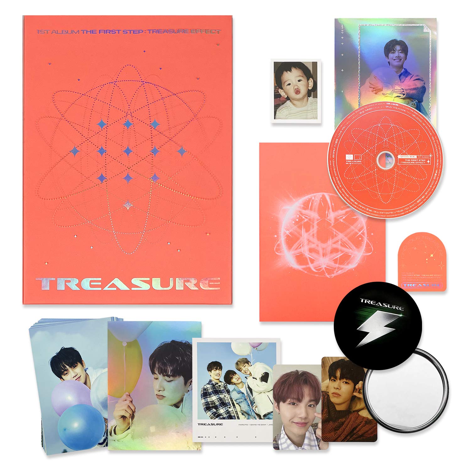 TREASURE 1st Album - THE FIRST STEP : TREASURE EFFECT CD + Photobook ...