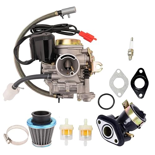 RYTIME GY6 50CC Carburetor for 49cc 4 Stroke Performance Engine 139QMA ...
