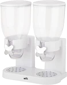 Amazon.com: Zevro /GAT201C Indispensable Dry Food Dispenser, Dual ...