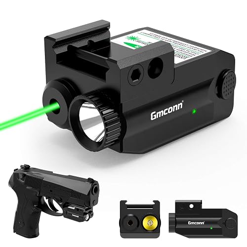 Gmconn Pistol Green Red Laser Light Combot, Gun Flashlight with Strobe ...