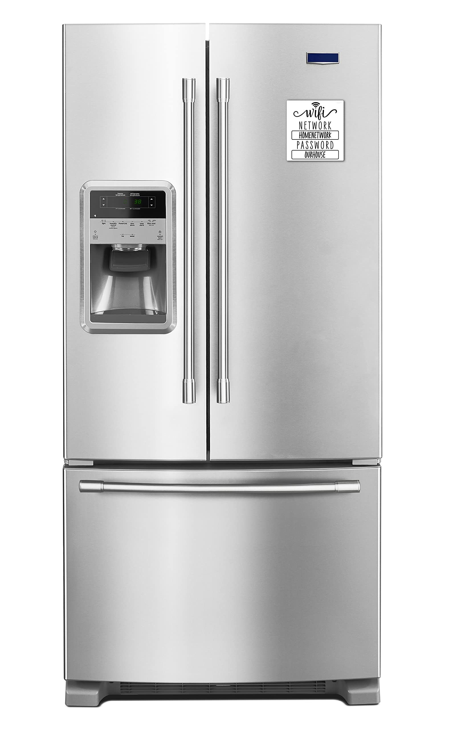 Mua White & Black WiFi Password Sign Fridge Magnet, WiFi Sign with ...