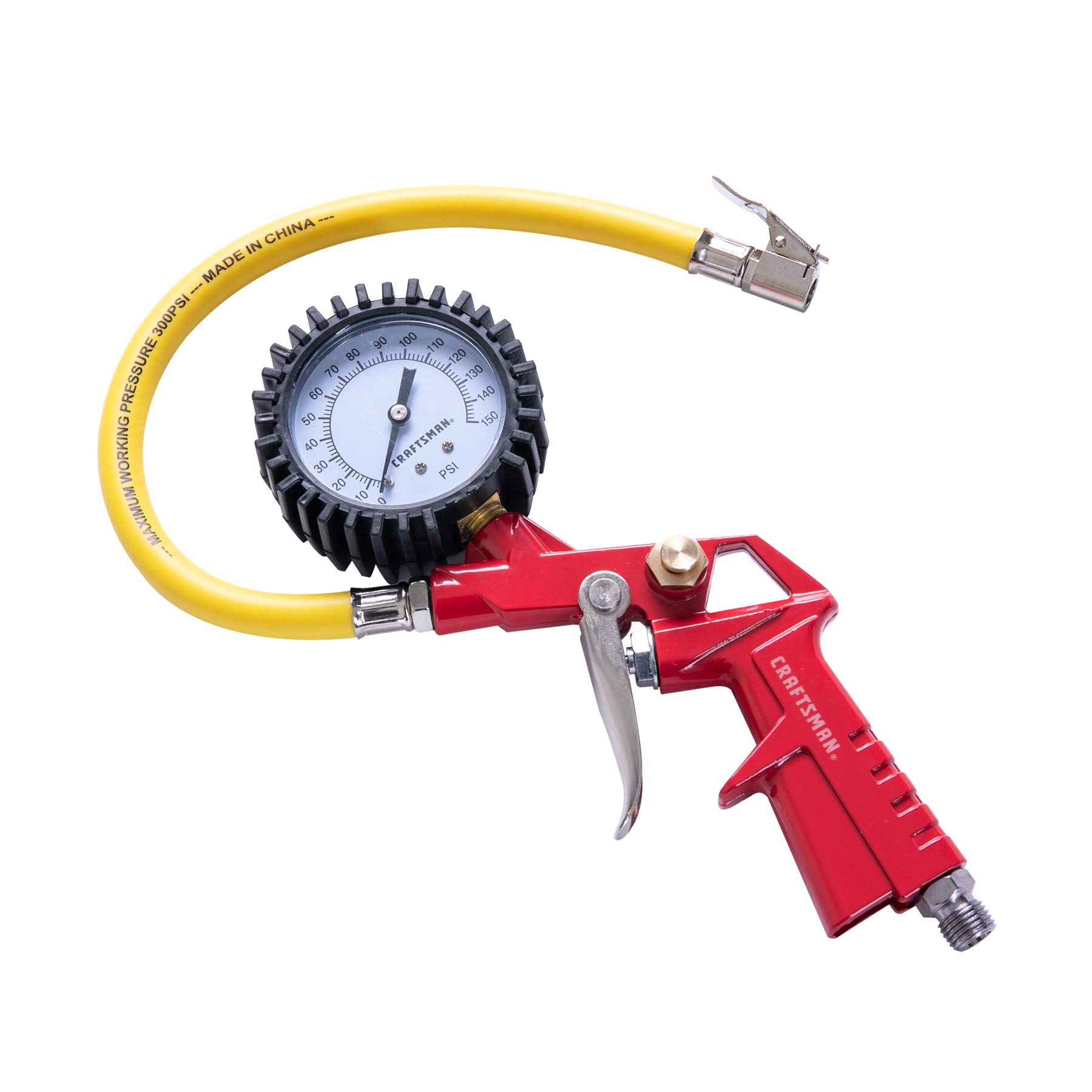 CRAFTSMAN Inflator Gun, 0-150 PSI, 3-in-1 Multi-Function Gauge, Air ...