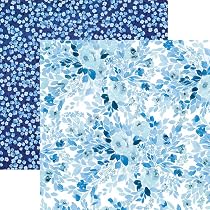 Blue Scrapbook Paper